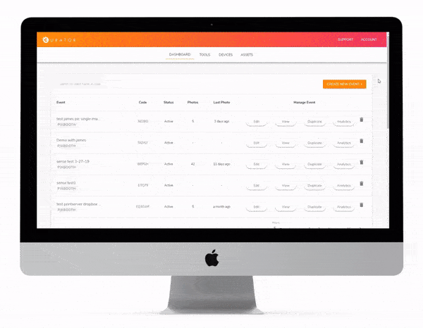 Features - Curator Live